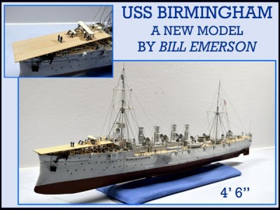 USS Birmingham – New Model by Bill Emerson | First Friday